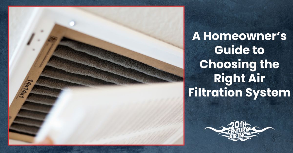 A Homeowner’s Guide to Choosing the Right Air Filtration System